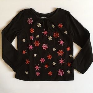 Garanimals | Shirts & Tops | Girls Christmas Holiday Top Black ...